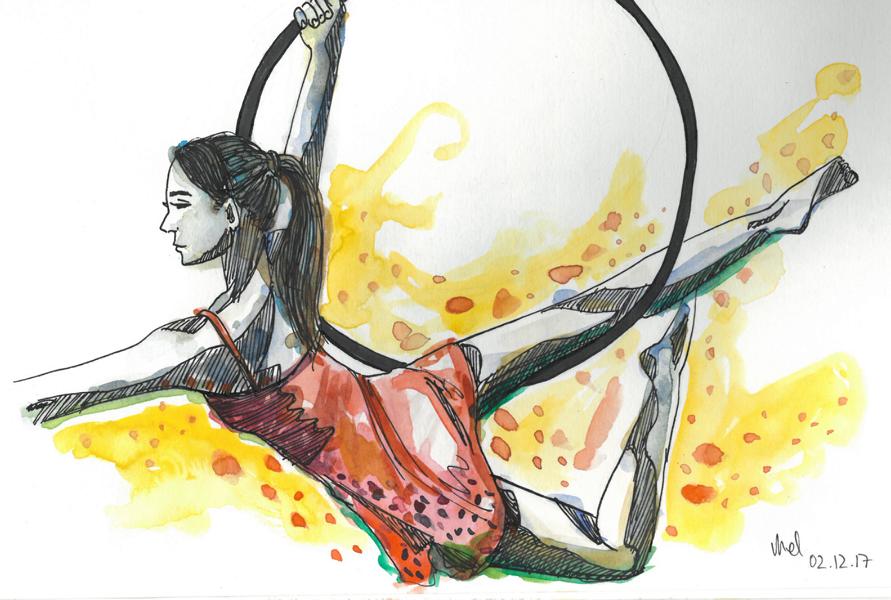 Aerial hoop III – Melanie Franz